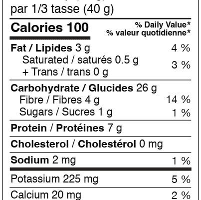 OAT BRAN – Rogers Foods