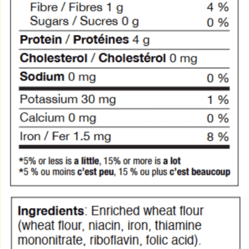 NO ADDITIVE ALL PURPOSE FLOUR 2.5kg – Rogers Foods