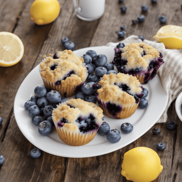 Blueberry Lemon streusel muffins – Rogers Foods