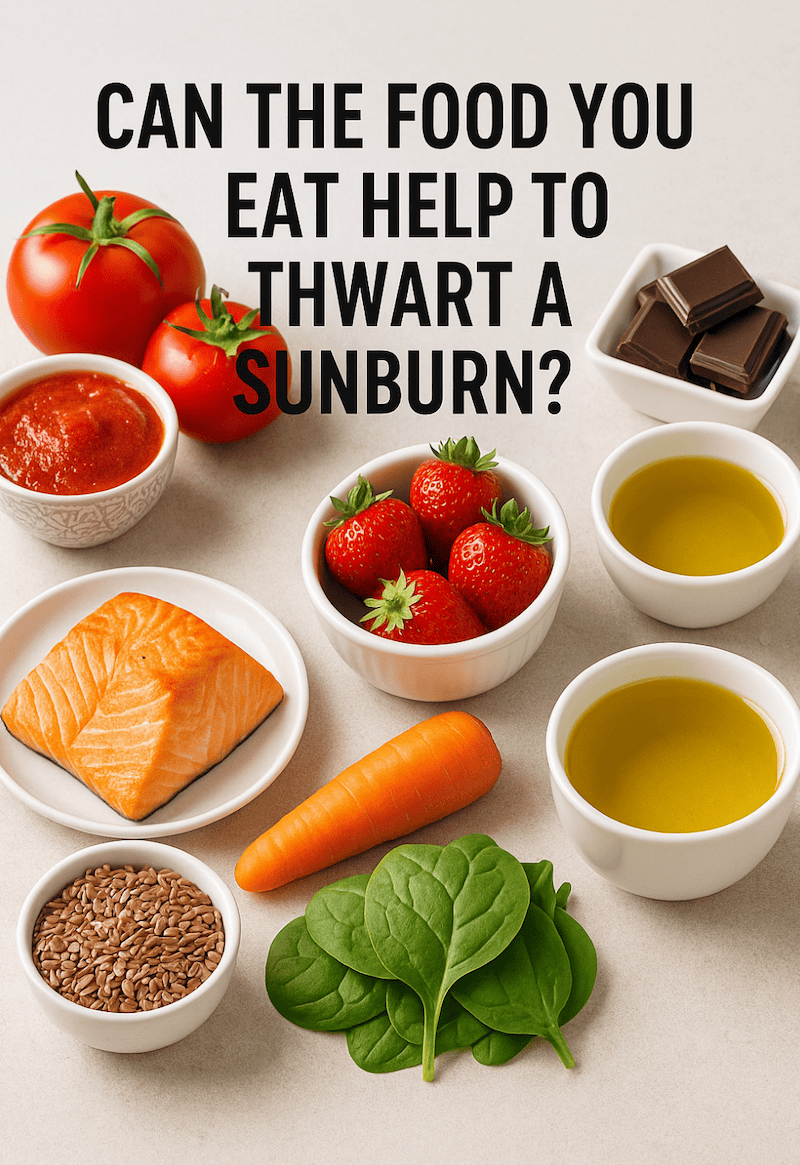Can the Foods You Eat Help Thwart Sunburn? A Deep Dive into Edible Sun ...