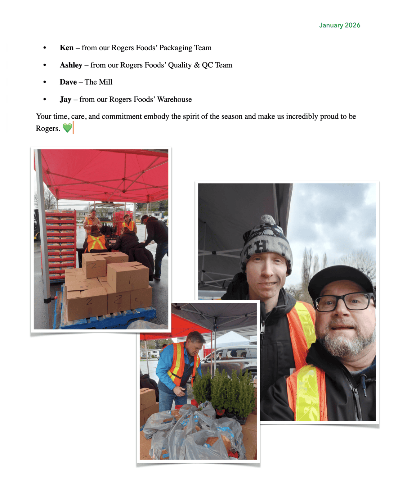 Rogers Foods’ Corporate Social Responsibility – Rogers Foods